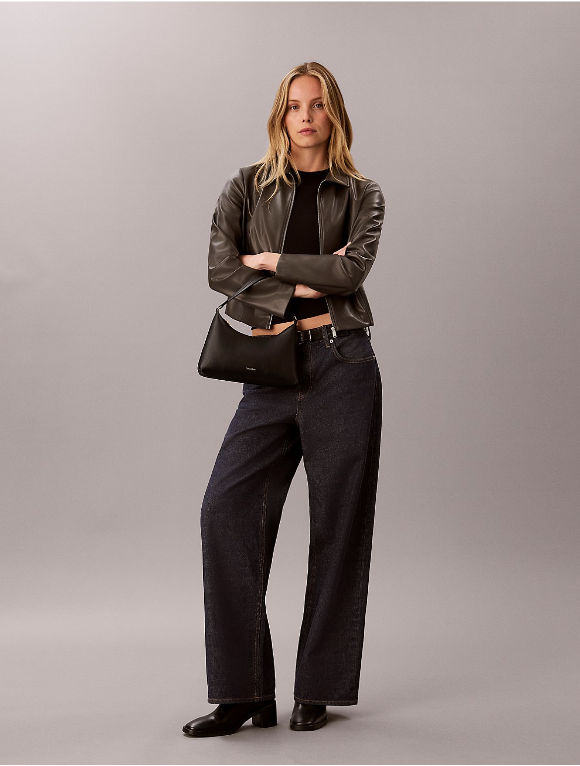 CALVIN KLEIN Calvin Klein Foil Logo Small Shoulder Bag